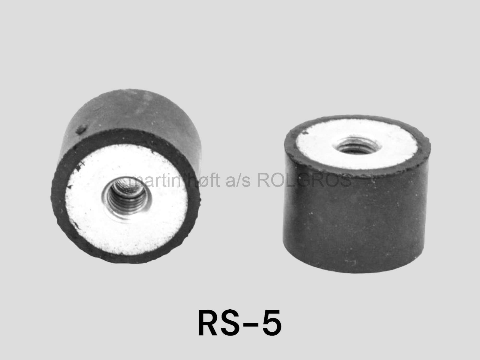 Type 5 - Cylindrical Bump stop - Vibration dampers : Martin Høft