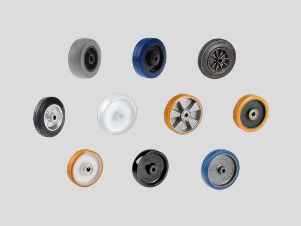 Løse hjul - Løse hjul, hjul, industrihjul, møbelhjul : Martin Høft